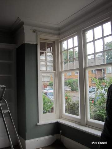 Square bay window – Mrs Steed